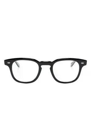 Garrett Leight Sherwood Square-frame Glasses - Black