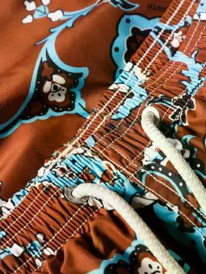 MC2 SAINT BARTH Lighting Indie Vibe-print Swim Shorts