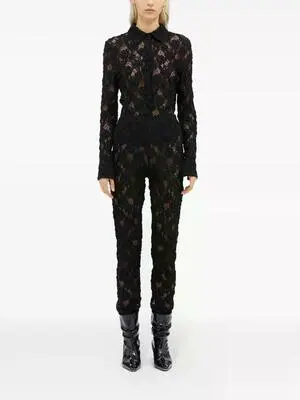 MSGM Lace Knitted Trousers