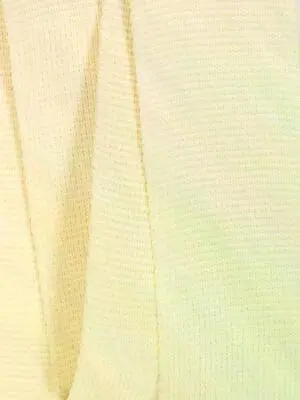 Plan C Logo-patch Ribbed Scarf