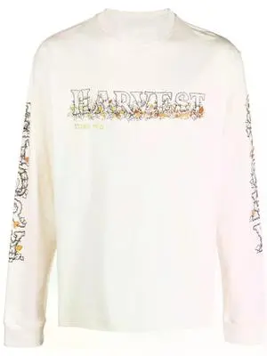 STORY MFG. Harvest Logo-print Sweatshirt - Neutrals