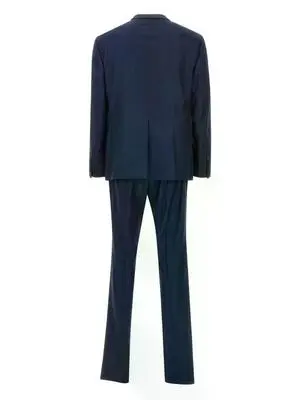 Tagliatore Shawl-lapel Three-piece Suit - Blue
