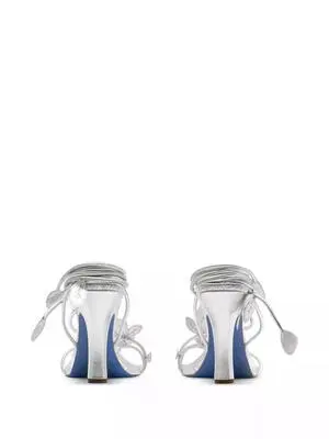 Burberry Ivy Flora 105mm Leather Sandals