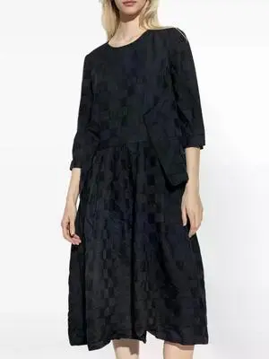 Comme Des Garçons Check Pattern Dress