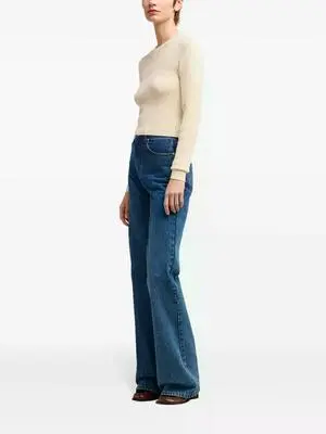 AMI Paris De Coeur Cotton-blend Top
