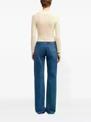 AMI Paris De Coeur Cotton-blend Top