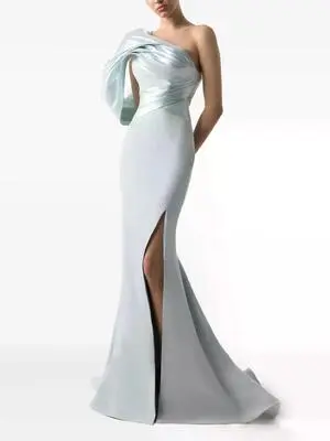 GABY CHARBACHY One-shoulder Mermaid Gown