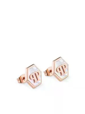 Philipp Plein Mini Logo Earrings