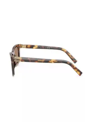 Miu Miu Square-frame Sunglasses - Brown