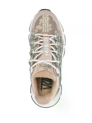 Versace Logo-print Sneakers - Neutrals