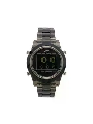 DANIEL WELLINGTON Retro Digital 36mm Bracelet Watch - Grey