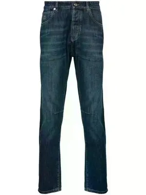Brunello Cucinelli Raw Edge Hem Jeans For Men