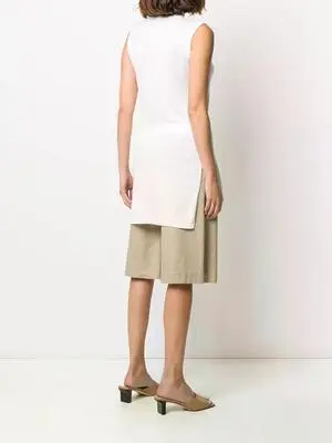 Malo Belted Knitted Tunic - Neutrals