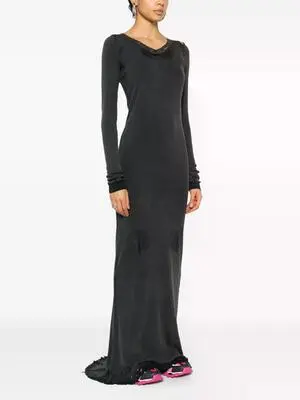 Balenciaga Distressed Maxi Dress