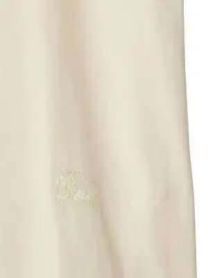 Burberry Belted Cotton Blend Shirt Dress