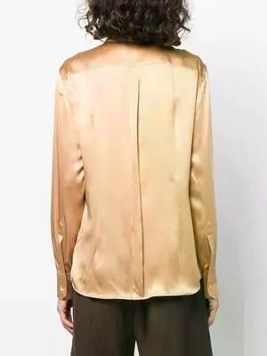 Dolce & Gabbana Satin-finish Silk Shirt