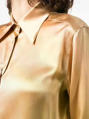 Dolce & Gabbana Satin-finish Silk Shirt
