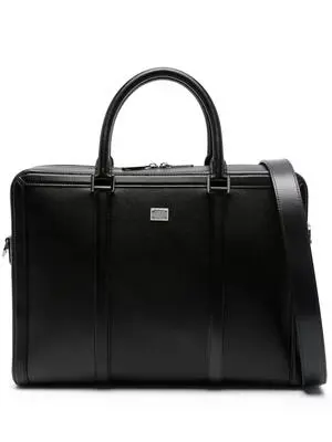 Dolce & Gabbana Leather Briefcase - Black