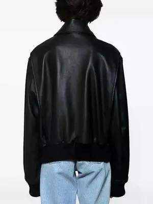 Christopher Esber Leather Bomber Jacket