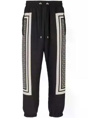 Balmain Monogram-scarf Drawstring Track Pants