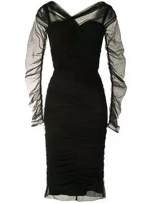 Dolce & Gabbana Draped Midi Dress