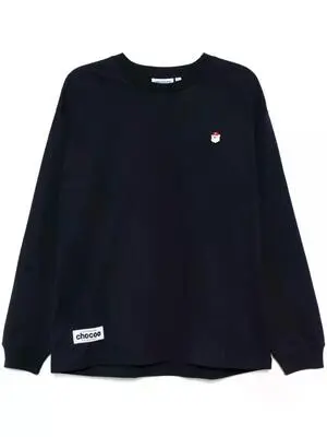 CHOCOOLATE Logo-patch T-shirt - Blue
