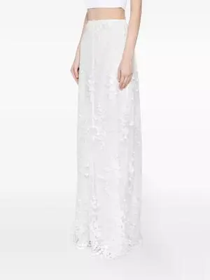 MACGRAW Calligraphy" Lace Maxi Skirt
