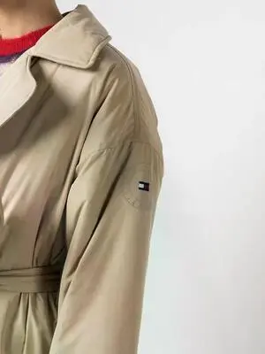Tommy Hilfiger Puffer Jacket With Tie Fastening