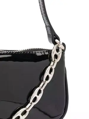 By Far Chain Strap Shoulder Bag - Black