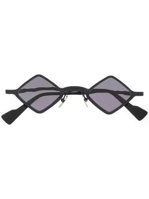 KUBORAUM Square Frame Sunglasses - Black