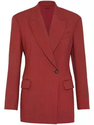 Brunello Cucinelli Double-breasted Wool Blazer