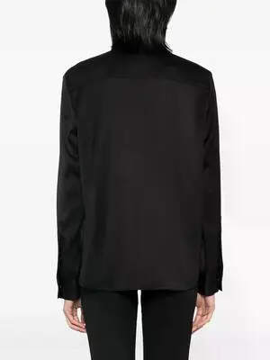Alex Perry Tie Detail Shirt - Black