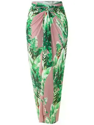 AMIR SLAMA Printed Sarong - Multicolour
