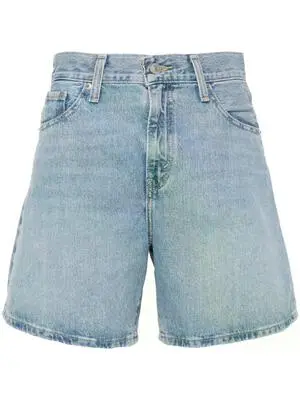LEVI'S High Baggy Denim Shorts - Blue