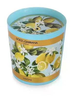 Dolce & Gabbana Lemon-print Scented Candle