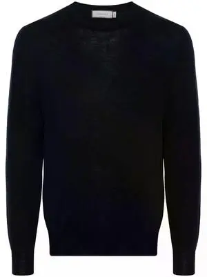 Canali Crew-neck Merino Wool Jumper