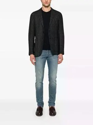 Canali Crew-neck Merino Wool Jumper
