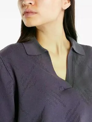 DAILY PAPER Repatty Textured Polo Top