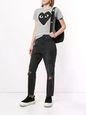 Play Comme Des Garcon Logo-print T-shirt