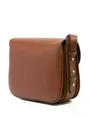 Soeur Bellissima Leather Crossbody Bag - Brown