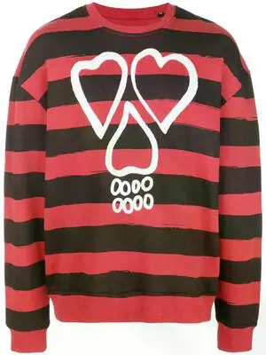 HACULLA. Unbalanced Cotton Sweatshirt - Red
