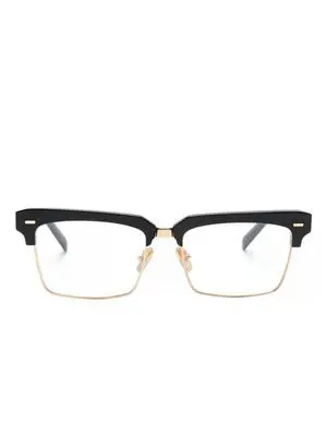 Miu Miu Rectangular Clubmaster-frame Glasses