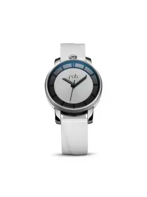 FOB PARIS R360 Glass 36mm Timepiece - Silver