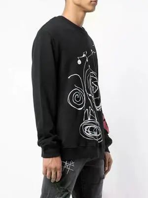 HACULLA. Drippy Crew Neck Sweatshirt