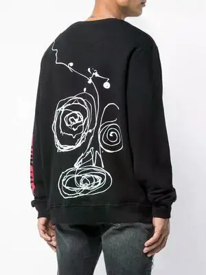HACULLA. Drippy Crew Neck Sweatshirt