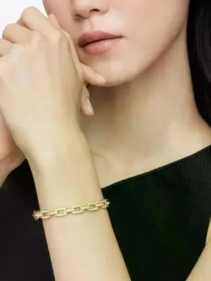 David Yurman 18kt Yellow Stax Diamond Bracelet