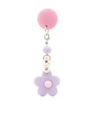 AMIR SLAMA Flower Drop Chain Earring Set