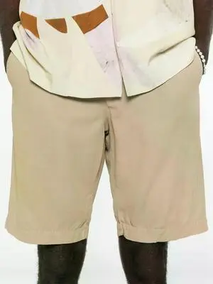 MYTHS Zeus Twill Chino Shorts - Neutrals