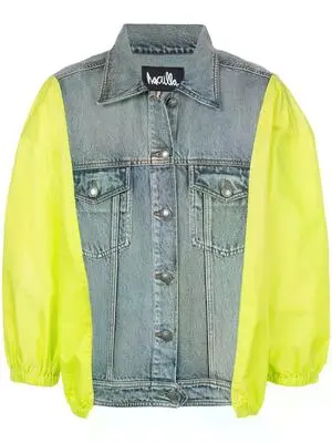HACULLA. Hybrid Denim Contrast Jacket - Blue