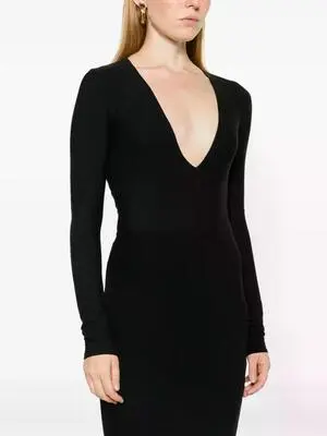 Eterne Plunging V-neck Bodysuit